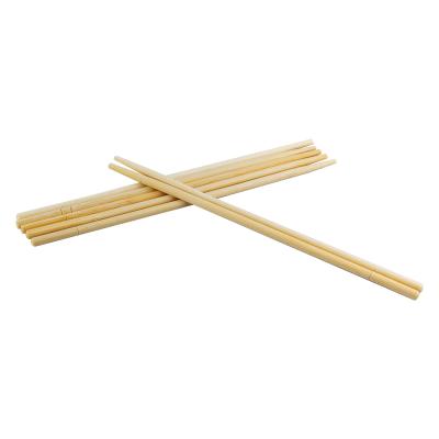 China 9Inch Printed Round Smooth Disposable Bamboo Chopsticks With Logo for sale