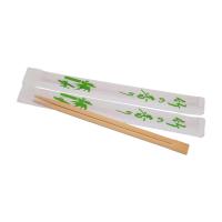 China Chinese Disposable Bamboo Restaurant Chopsticks With Custom Logo for sale