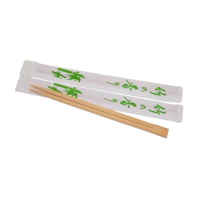 China Chinese Disposable Bamboo Restaurant Chopsticks With Custom Logo for sale