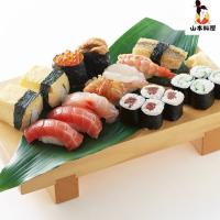 China Japan Sushi Plates Decoration Green Fresh Dried Bamboo Leaves for sale