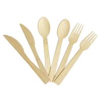China Disposable Wooden Cutlery Sets Ecological Biodegradable Compostable for sale