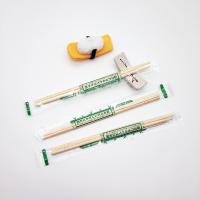 China Custom Eco Friendly Takeaway Round Bamboo Chopsticks for sale