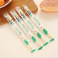 China Custom Eco Friendly Takeaway Round Bamboo Chopsticks for sale