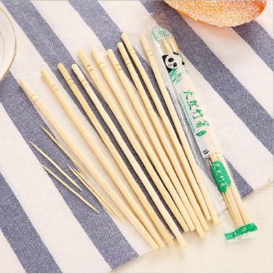 China Custom Logo Printed Disposable Bamboo Chopsticks for Restaurant Opp Package for sale