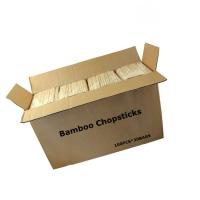 China 21cm Round Bamboo Chopsticks Disposable With OPP Sleeves for sale