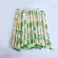China Custom Logo Round Bamboo Chopsticks Disposable for sale