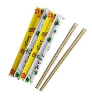 China Twin Disposable Natural Bamboo Chopsticks OEM Accepted for sale