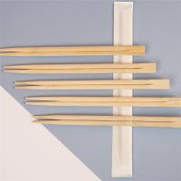 China Eco Friendly Wrapped Carryout Disposable Bamboo Chopsticks for sale