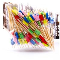 China OEM Disposable Bamboo Sticks For Fruit / Sushi / Sandwich for sale