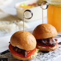 China Disposable Bamboo Burger Sticks Length 9cm / 12cm for sale