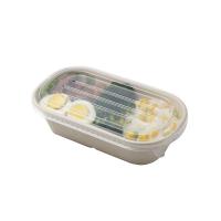 China Eco Friendly Compostable Sugarcane Pulp Disposable Take Out Containers for sale