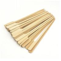 China Heat Resistance BBQ Tools Flat Bamboo Paddle Skewer for Perfect Grilling for sale