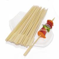 China Heat Resistance BBQ Tools Flat Bamboo Paddle Skewer for Perfect Grilling for sale