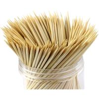 China Odorless BBQ Bamboo Skewer Sticks Eco Friendly For Grill for sale