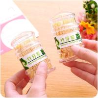 China Biodegradable Bamboo Toothpicks Individual Box Packed for sale
