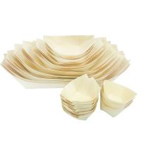 China Eco Friendly Wooden Takoyaki Container , Disposable Sushi Boat for sale