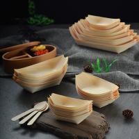 China OEM Disposable Bamboo Sushi Boat For Restaurant for sale
