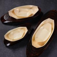 China OEM Disposable Bamboo Sushi Boat For Restaurant for sale