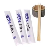 China 23cm custom logo disposable bamboo chopsticks wholesale for sale