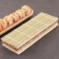 China Reusable Sushi Maker Biodegradable and Easy to Bamboo Rolling Mat with 5.5mm Diameter for sale