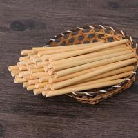 China Handmade Bamboo Drinking Straw Sets Reusable with Straw Cleaning Brush for sale