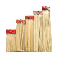 China Flat BBQ 8 Inch Bamboo Skewers Paddle Sticks Grill Kebab Barbecue Bamboo Stick for sale