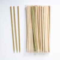 China Flat BBQ 8 Inch Bamboo Skewers Paddle Sticks Grill Kebab Barbecue Bamboo Stick for sale