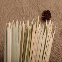 China Flat BBQ 8 Inch Bamboo Skewers Paddle Sticks Grill Kebab Barbecue Bamboo Stick for sale