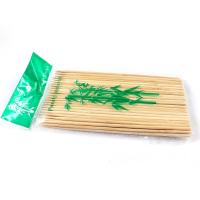 China 15-50cm Disposable BBQ Skewers A AB Grade Round Bamboo Sticks for sale