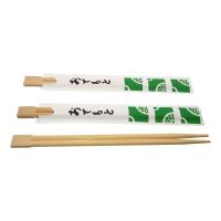 China Sterilized Picnic Wooden Chopsticks Disposable , Custom Sleeve Korean Wooden Chopsticks for sale