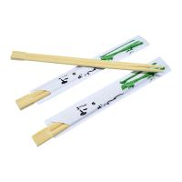 China Sustainable Dining Disposable Bamboo Chopsticks Custom Wrapped Restaurant for sale