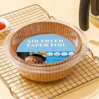 China Oil Paper Air Fryer Disposable Paper Liner Non Stick Parchment Paper for sale