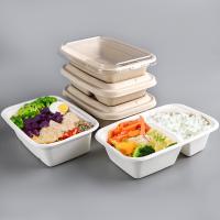China Disposable Sugarcane Takeaway to Go Lunch Box Food Containers for Restaurants Hotel for sale