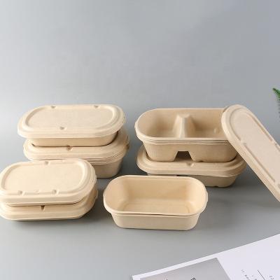 China Disposable Lunch Biodegradable Take Away Food Package Container for sale