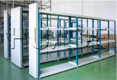 China 300 Kg Per Level Mobile Storage Racks Light Duty Metal Shelving For Small Items for sale