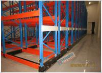 China Rail Guided Mobile Storage Racks Warehouse Racking Shelves For Optimizing Space for sale
