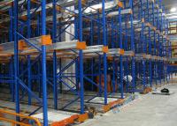 China Freezers Radio Shuttle Racking 2 Aisles Heavy Load Industrial Pallet Racks Customized for sale