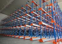 China Semi Automatic Heavy Duty Storage Racks 50 Pallets Deep Shuttle Storage System for sale