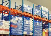 China Conventional Push Back Rack Deep Four Pallet Racking Storage For Logistics Centers for sale