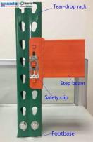 China Industrial Storage Steel Pallet Rack Shelving Step Beam Corrosion Protection for sale
