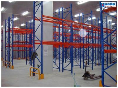 China 5000kg Adjustable Metal Shelving Racks Q345 Double Deep Pallet Racking System for sale