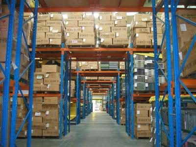 China Industrial Warehouse Selective Metal Steel Shelving System Heavy Medium Duty for sale