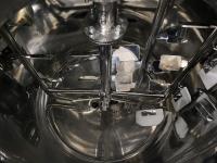 China 500L Fixed Vacuum Emulsifying Mixer Tank For Cosmetics Make Up Product for sale