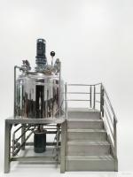 China Stainless Steel Fixed Vacuum Emulsifying Machine 500L for Daily Chemical Product for sale
