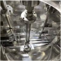 China Fixed Vacuum Homogenizing Emulsifier Mixer 500L For Toothpaste Production Line for sale