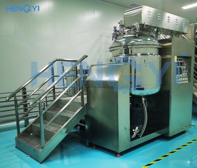 China Multifunctional Vacuum Emulsifier Mixer 300L for Cosmetic Lotion Lifting for sale