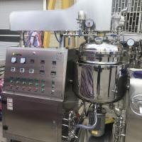 China Lotion Cream Paste High Shear Emulsifier Mixer Tank With Lifting System for sale