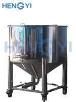 China Single Layer Stainless Steel Mobile Storage Tank for Water Cosmetic Chemical for sale