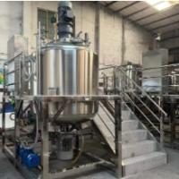 China Hydraulic Lifting Vacuum Emulsifier Homogenizer For High Viscosity Products for sale