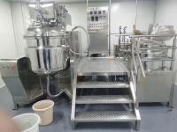 China Hydraulic Lifting Fixed Type Vacuum Emulsifier Mixer 300L for Cosmetics Making for sale